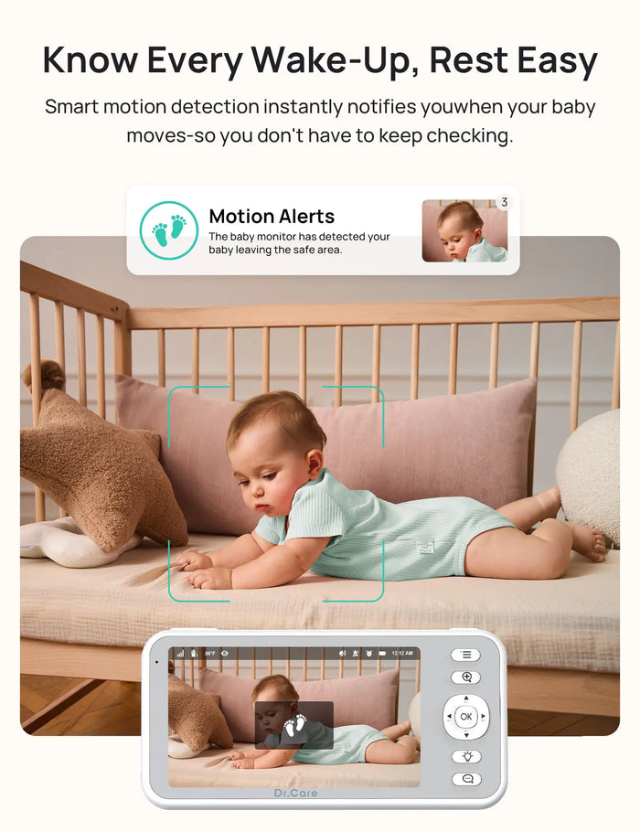 LumiView Smart WiFi Baby Monitor - SBM003 with 2 Cameras